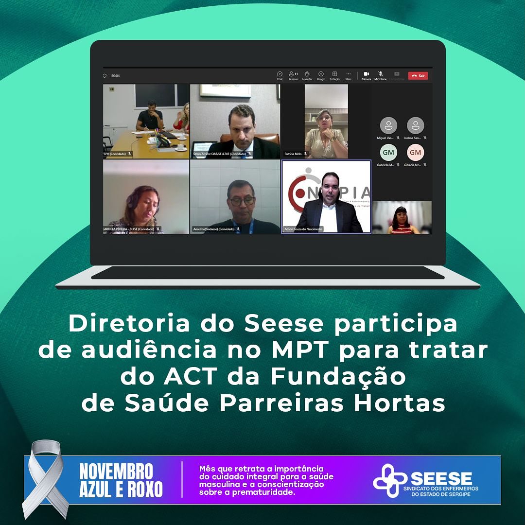Diretoria do Seese participa de audiência no MPT para tratar do ACT da ...